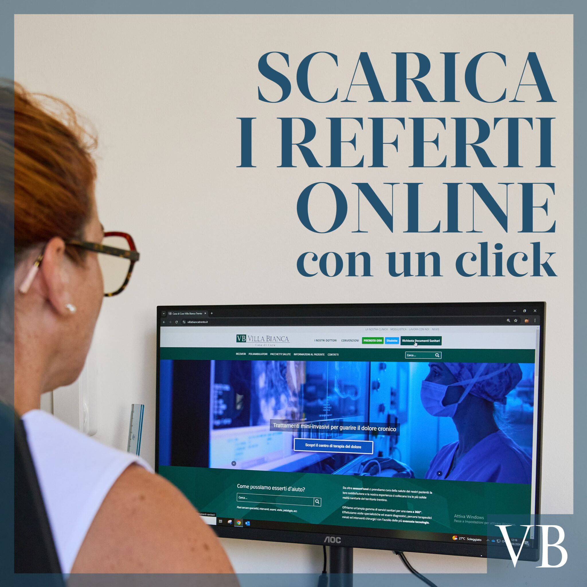 Scarica i referti online con un click! - Casa di Cura Villa Bianca Trento